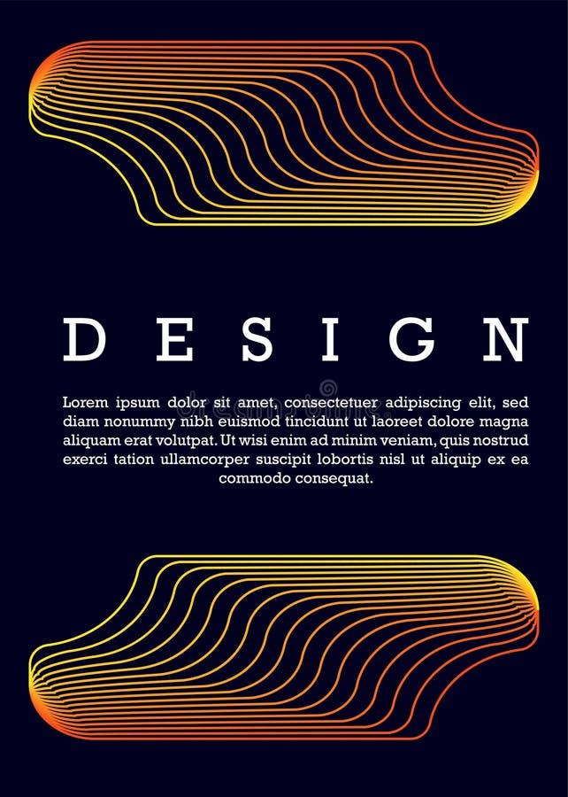 Abstract Gradient Poster Vector Stock Vector - Illustration of space ...