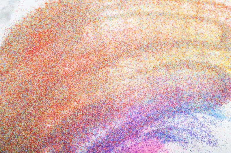 Abstract Gradient of Powdered Rainbow Colors Stock Photo - Image of ...