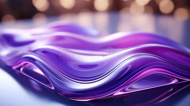 Abstract Gradient Purple Pink Curve Wave Stripes with Glitters on ...