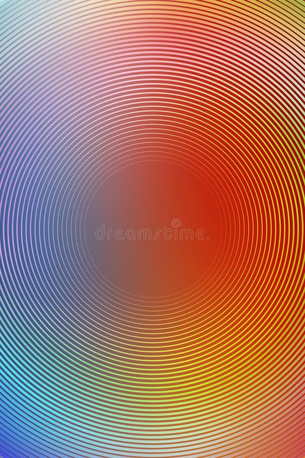 Abstract Gradient Radial Multicolor Background. Fantasy Stock ...