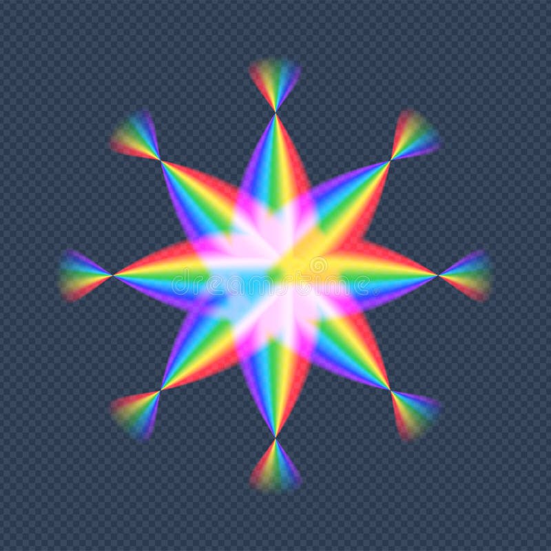 Abstract Gradient Rainbow Star Vector Stock Illustration Design ...