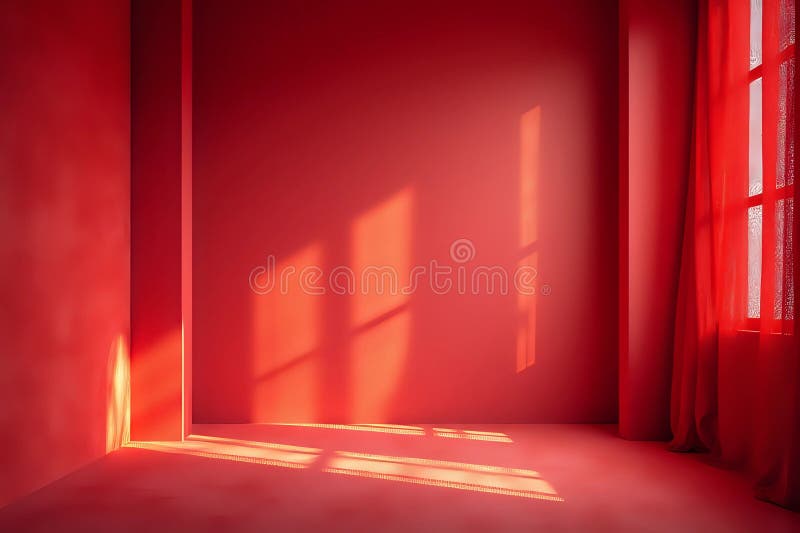 Abstract Gradient Red Velvet Studio Background for Product Presentation ...