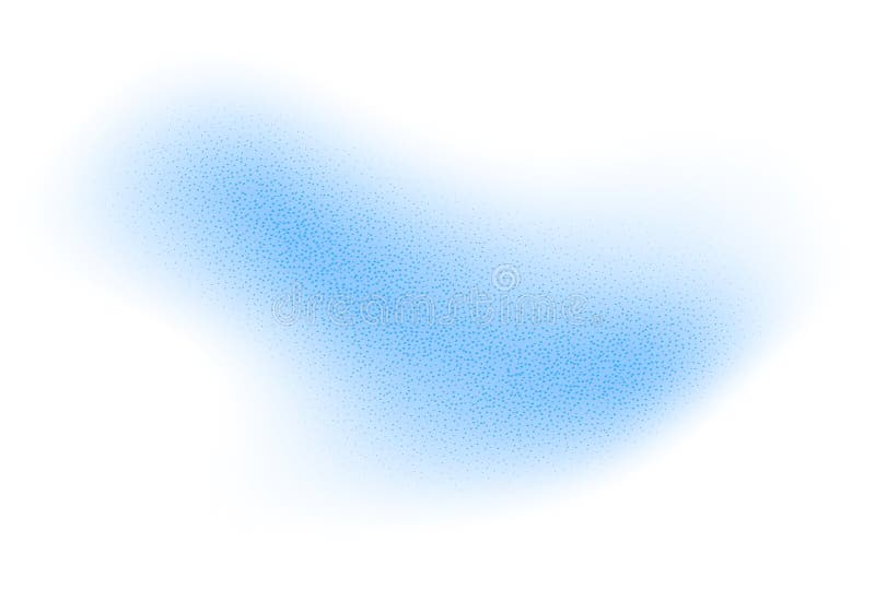 Abstract Gradient Shape with Noise, Blue Blurred Grainy Color Gradation ...