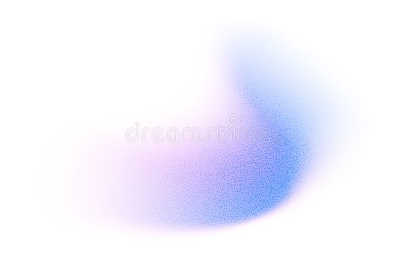 Abstract Gradient Shape with Noise, Blue Blurred Grainy Color Gradation ...