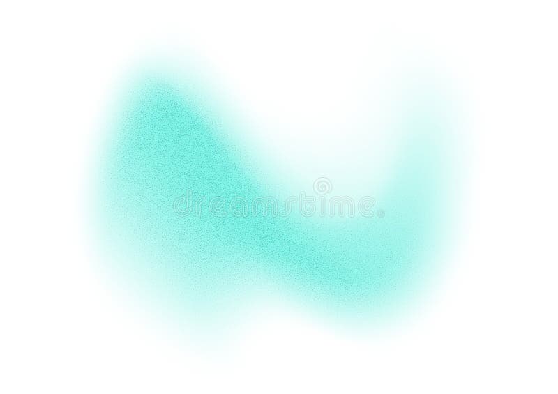 Abstract Gradient Shape with Noise, Green Blurred Grainy Color ...