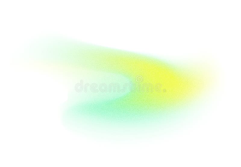 Abstract Gradient Shape with Noise, Green and Yellow Blurred Grainy ...
