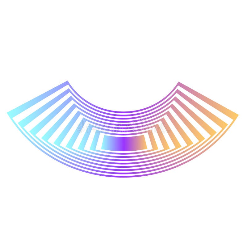 Abstract Gradient Shape Vector Art Stock Vector - Illustration of ...