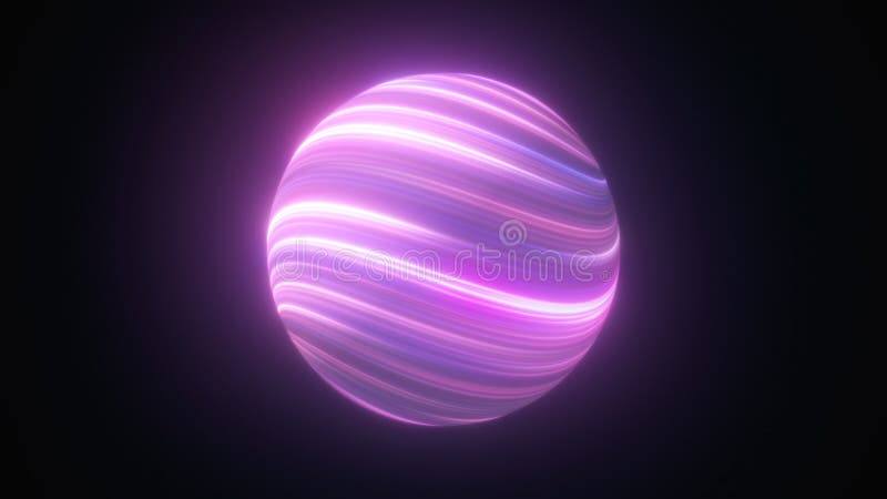 Abstract gradient sphere stock illustration. Illustration of purple ...