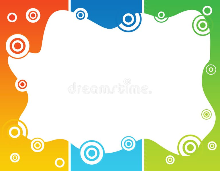Abstract Gradient Strips Border Stock Illustration - Illustration of ...