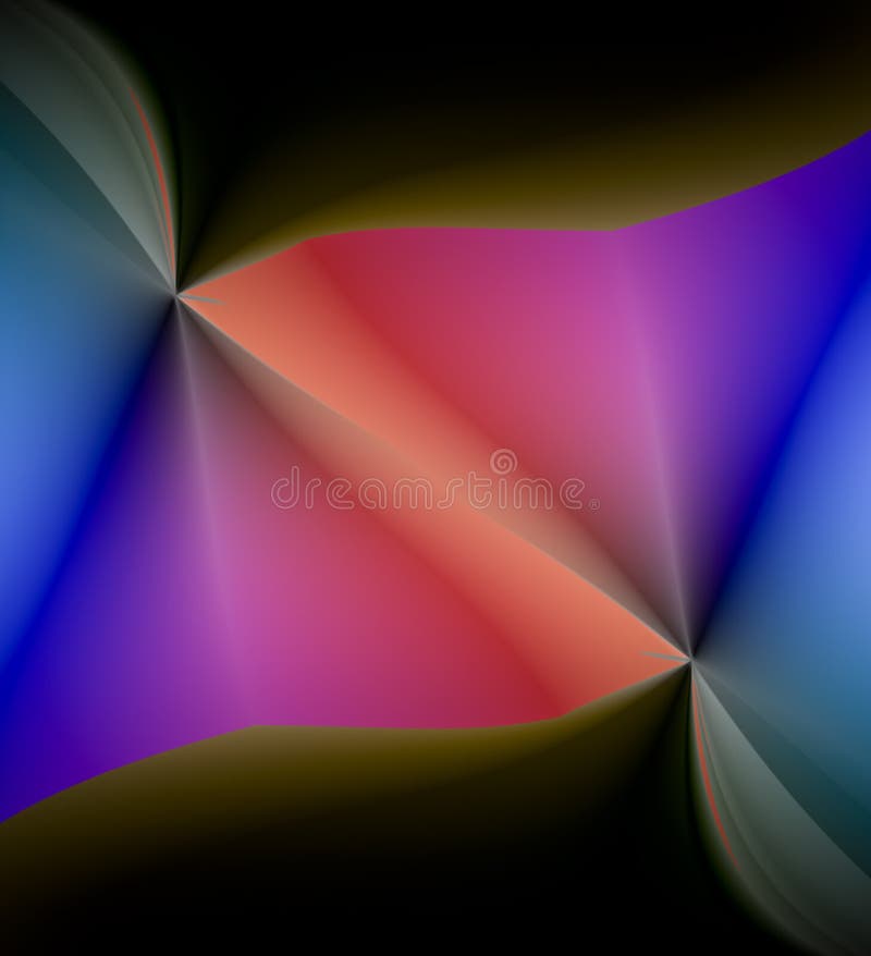 Abstract Gradient Symmetrical Pyramid, 3d Effect Stock Illustration ...