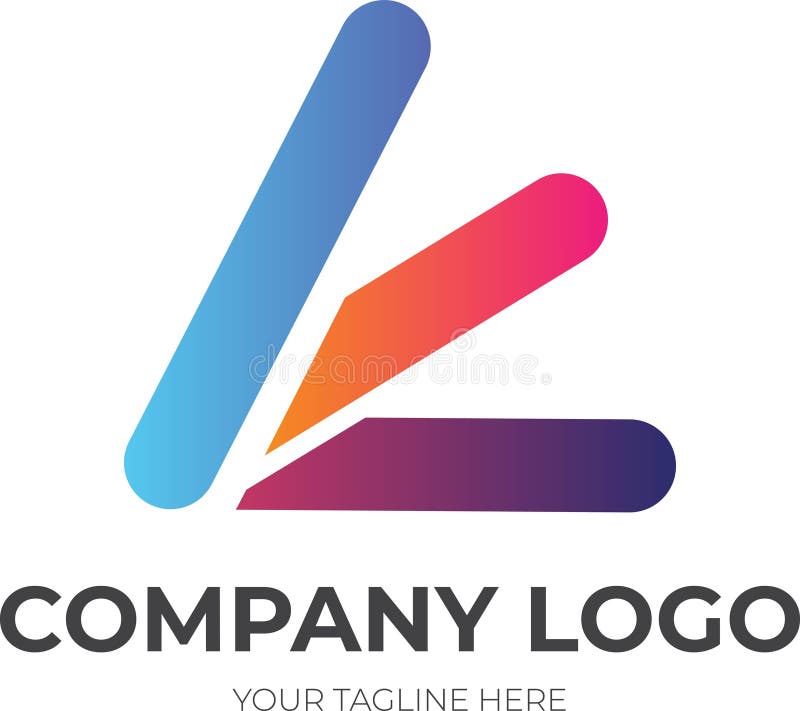 Abstract Gradient Technology Logo Design Template Stock Vector ...