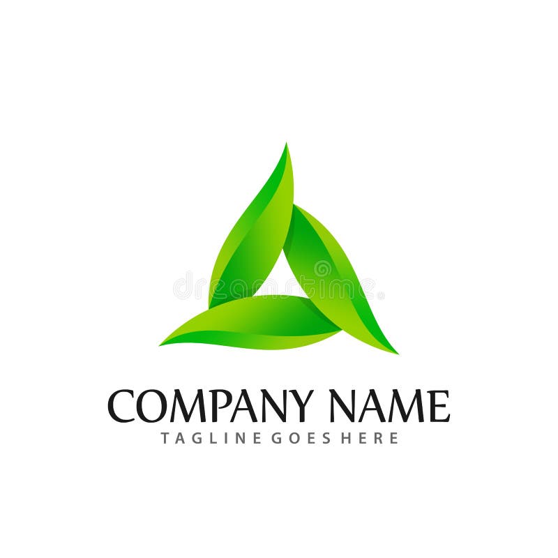 Triangle Leaves Decorative Floral Frame Stock Illustration ...