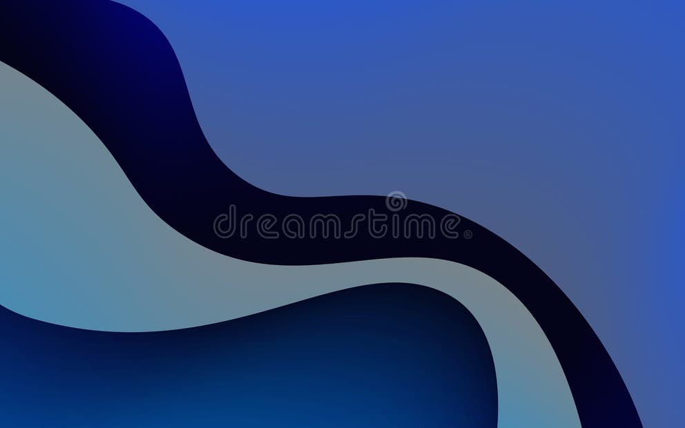 Abstract Gradient Wave Design Graphic Stock Vector - Illustration of ...