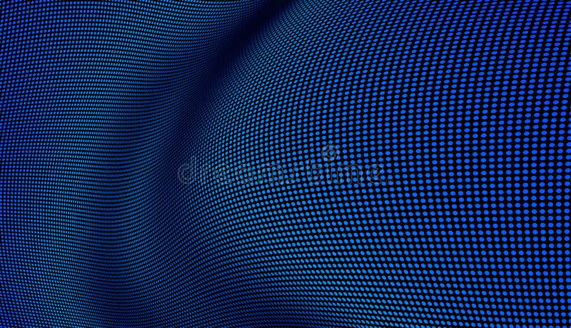 Abstract Gradient Wave of Particles. Digital Background. Futuristic ...