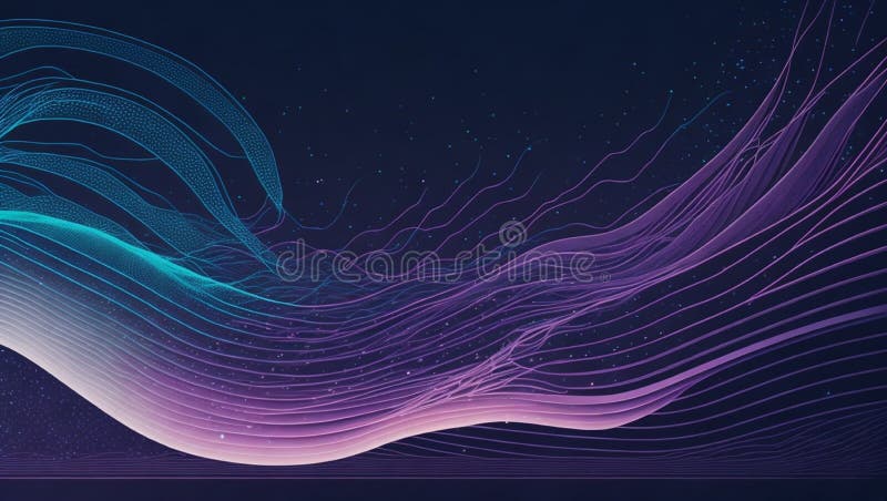 Abstract Gradient Wave of Particles. Big Data. Digital Background ... Abstract Gradient Wave of Particles. Big Data. Digital Background ...