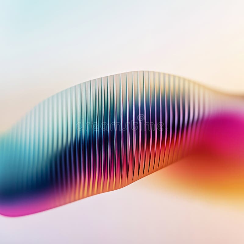 Abstract Gradient Wave with Vibrant Colors and Smooth Curves Stock ...