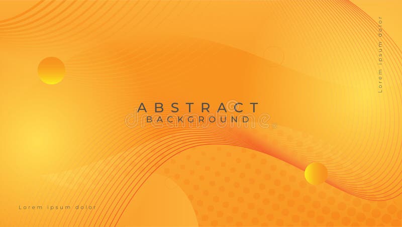 Abstract Gradient Yellow Wavy Background Stock Vector - Illustration of ...