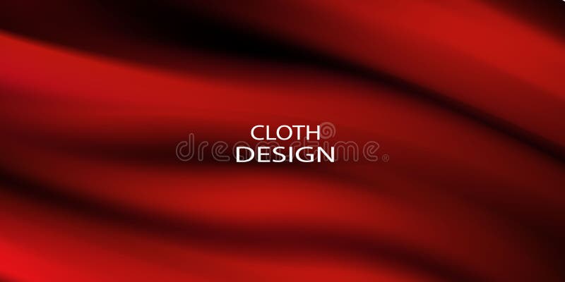 Abstract Gradients, Fabric Red Waves Banner Template Background Stock ...