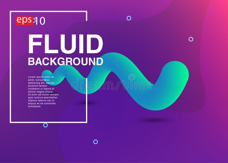 Abstract Gradients Fluid Sound Wave 3d. Stock Vector - Illustration of ...