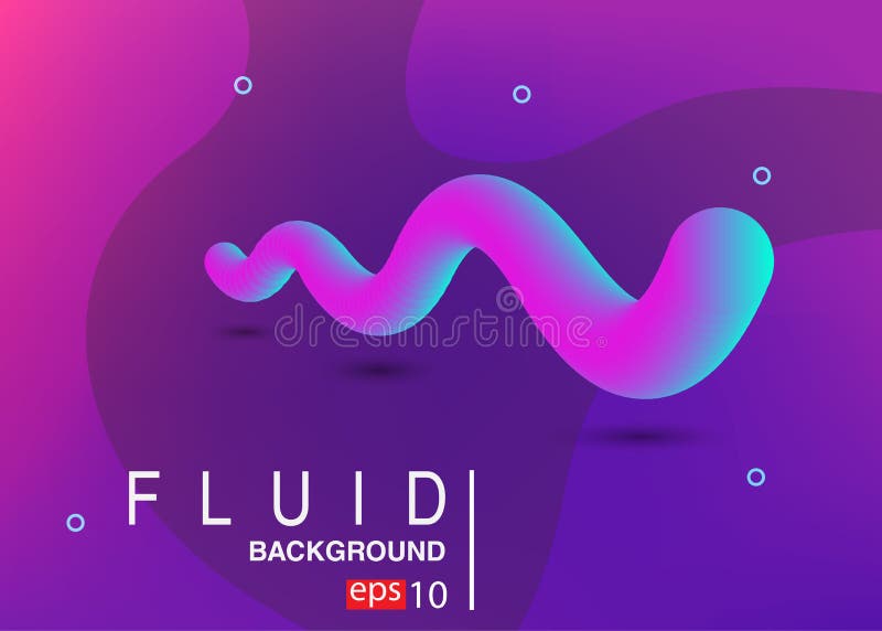 Abstract Gradients Fluid Sound Wave 3d. Stock Vector - Illustration of ...