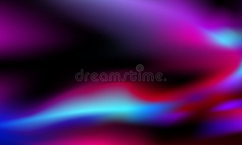 Abstract Gradients Neon Waves Banner Template Background Stock ...