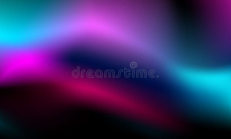 Abstract Gradients Neon Waves Banner Template Background Stock ...