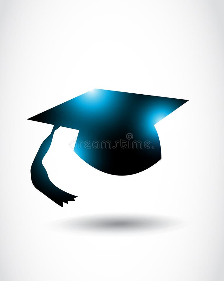Graduation cap symbol stock vector. Illustration of education - 43238936