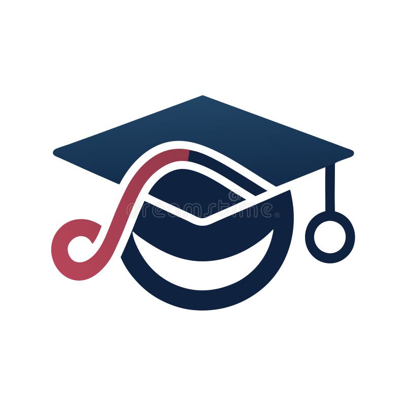 Abstract Graduation Cap Icon for Education, Learning, and Academic ...