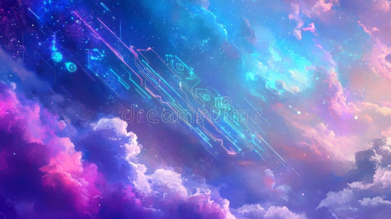 An Abstract Graffiti Design Adorned with Retro Video Game Motifs ...