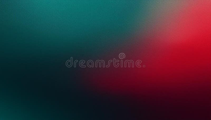 Abstract Grainy Gradient Background, Red Teal Color Shape, Black ...