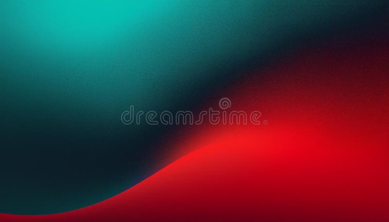 Abstract Grainy Gradient Background, Red Teal Color Shape, Black ...