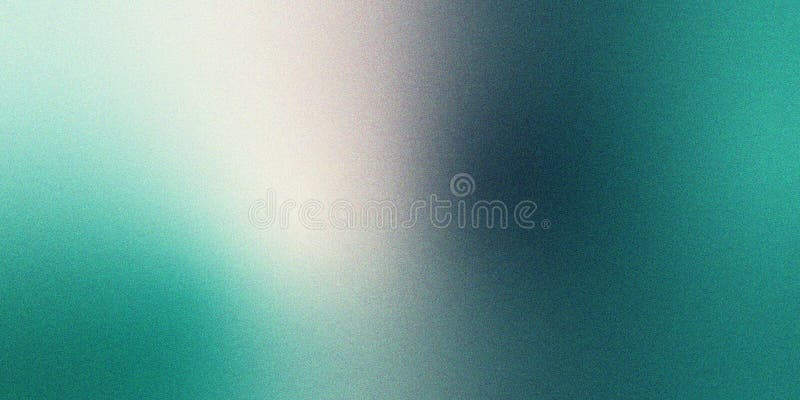 Abstract Grainy Gradient Background in Teal and White with Noisy ...