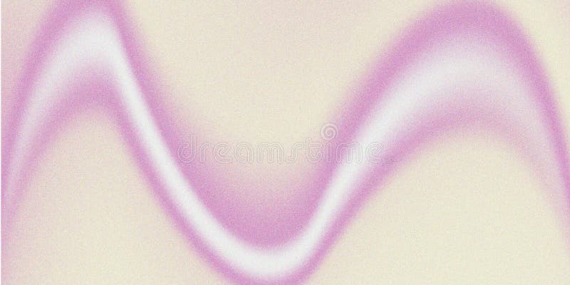Abstract Grainy Pink Wave on Minimal White Background with Soft Glow ...