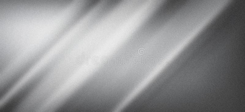 Abstract Grainy Silver Background with Light Reflecting on Its Surface ...