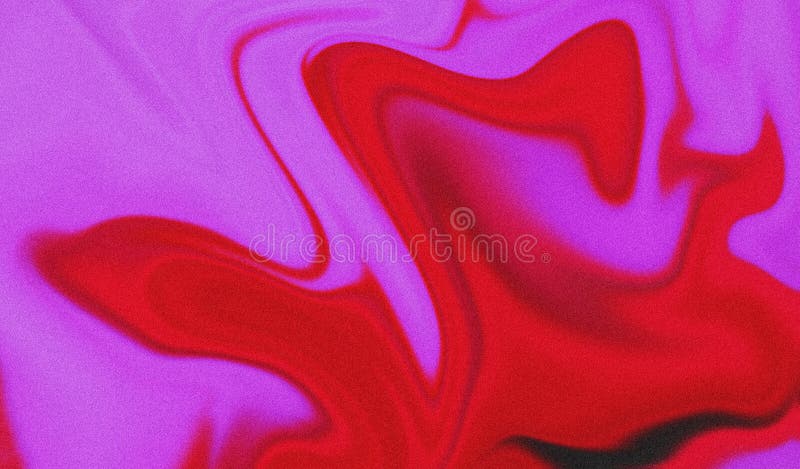 Painterly Design with Abstract Grainy Texture in Red and Purple Colors ...
