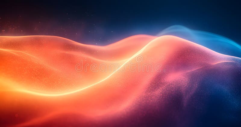 Abstract Grainy Texture with Orange and Blue Gradient Stock ...