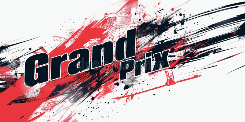 Abstract Grand Prix Logo Poster Stock Illustration - Illustration of ...