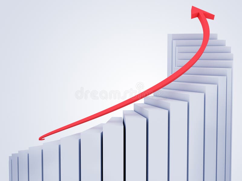 Abstract graph stock illustration. Illustration of goal - 13873719