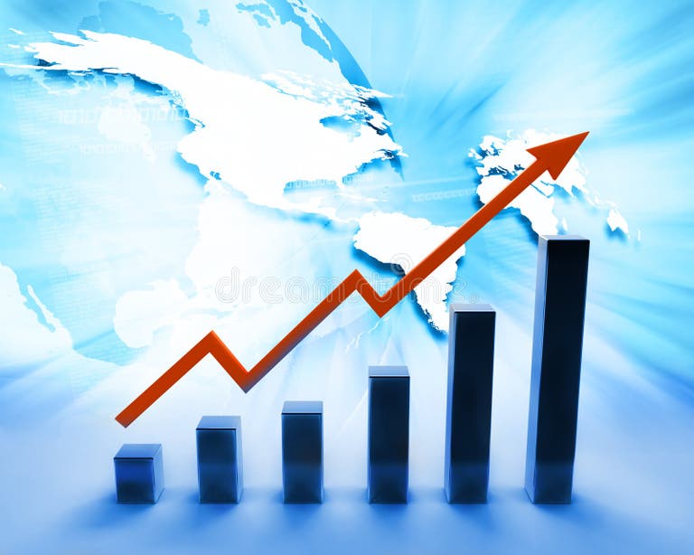 Abstract graph stock illustration. Illustration of business - 16310549
