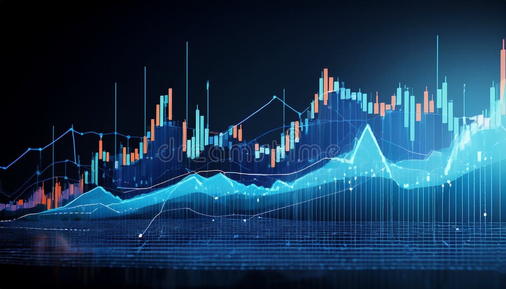 Abstract graph stock illustration. Illustration of light - 376795988