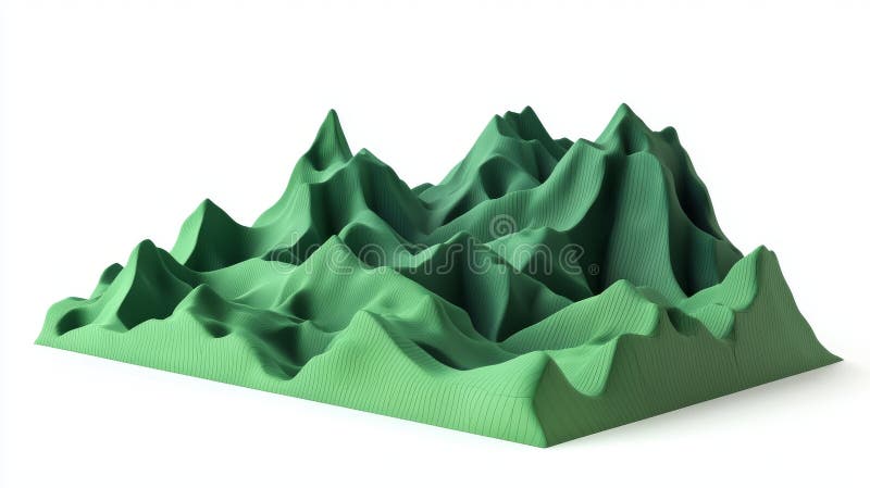 An Abstract Graph of a Mountain Depicting Business and Financial Trends ...