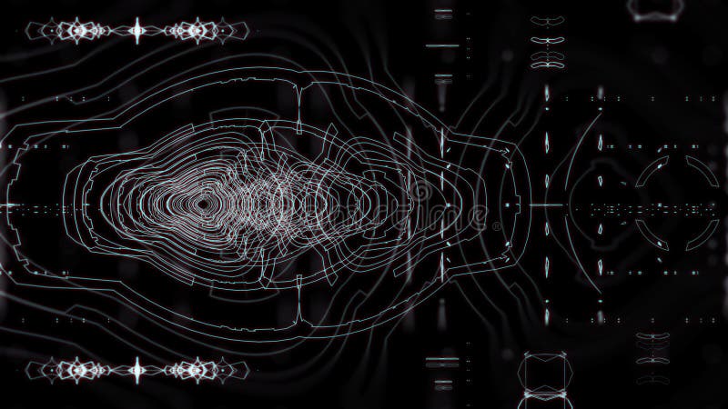 Alien UI Graphic stock illustration. Illustration of interface - 124912676