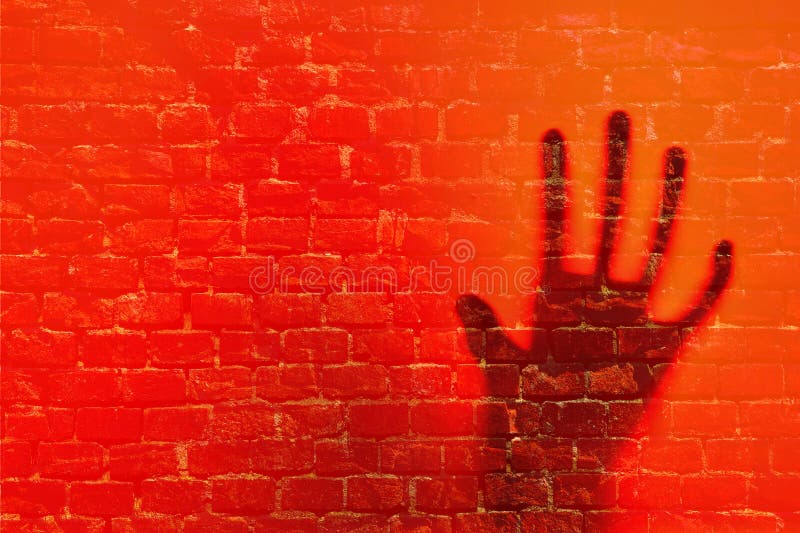 Abstract Graphic Background Human Ghost Hand Stock Illustration ...