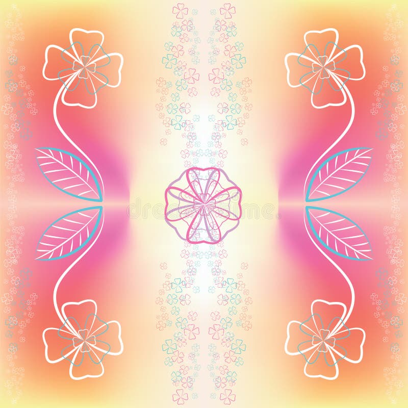 Abstract Graphic Buttercup Flowers Stock Vector - Illustration of ...