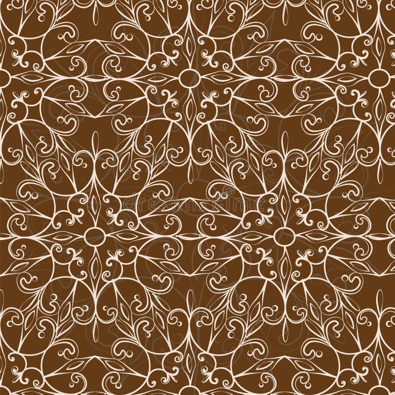 Abstract Graphic Classic Ornament Pattern Stock Vector - Illustration ...