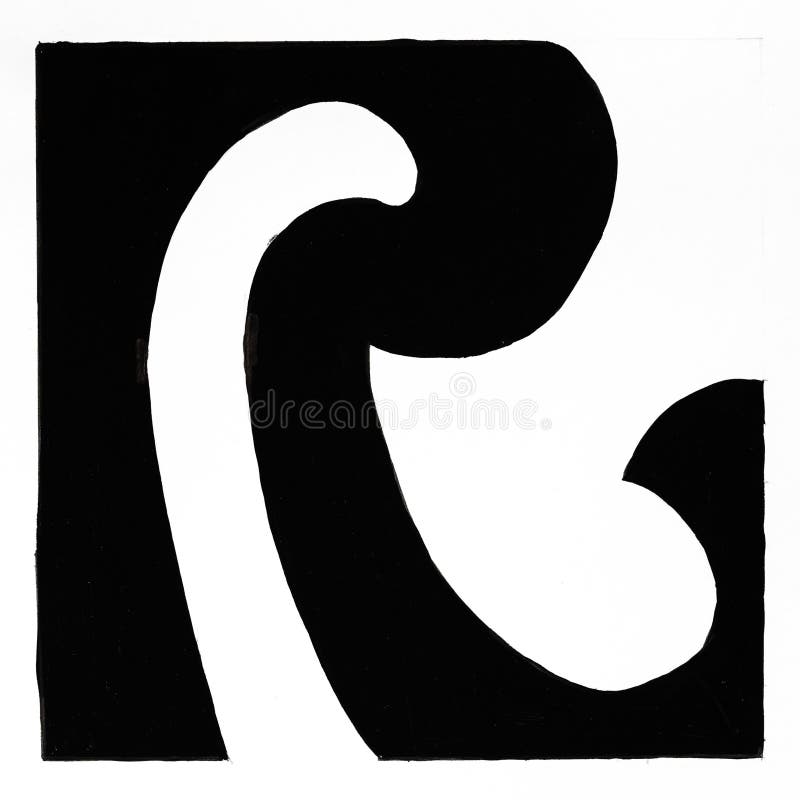 Abstract Graphic Composition with Curve Patterns Stock Photo - Image of ...