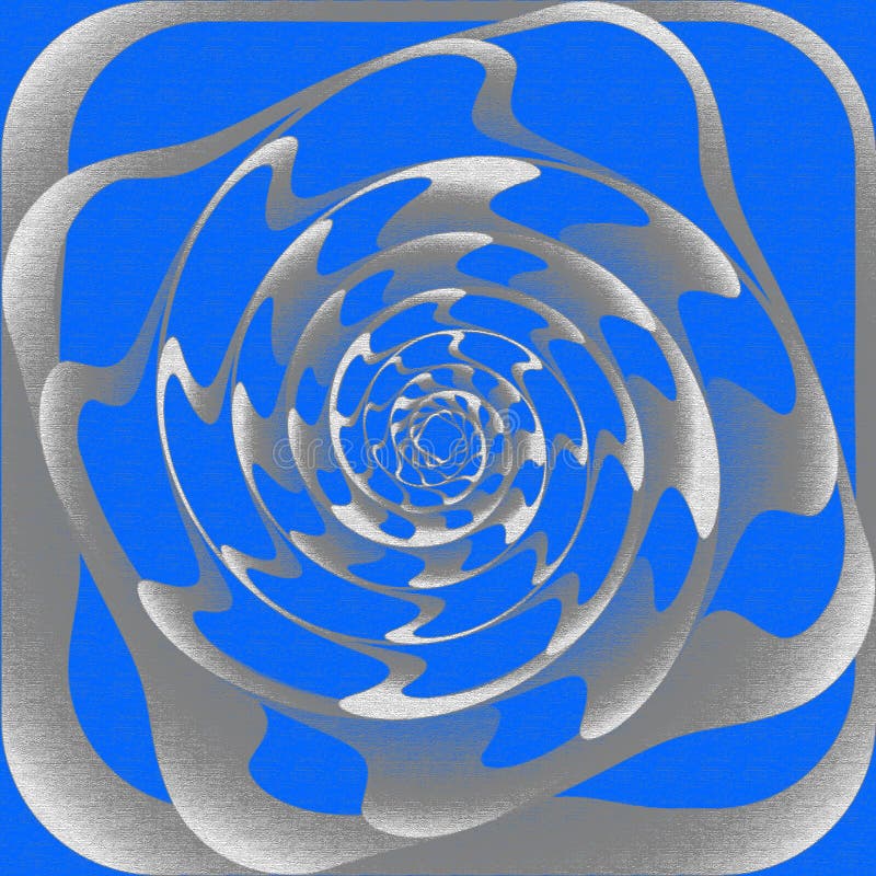 Abstract Op Art Graphic Design. Illusion of Torsion Rotation Movement ...