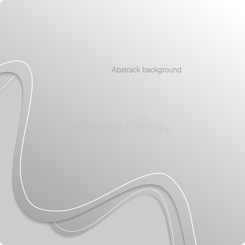 Abstract Graphic Design Pattern Grey Color Curve Lines with 3D Effect ...