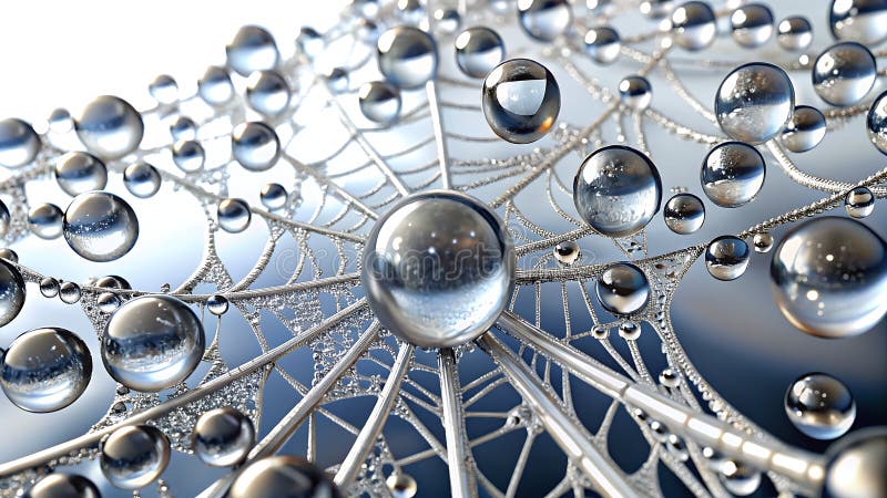 Abstract Radial Geometric Pattern with Spheres, Intricate Design Png ...