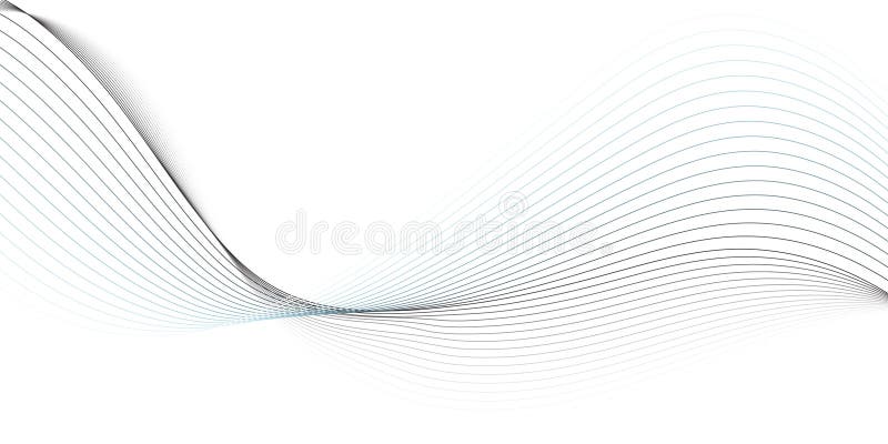 This Abstract Graphic Features a Series of Flowing, Overlapping Lines ...